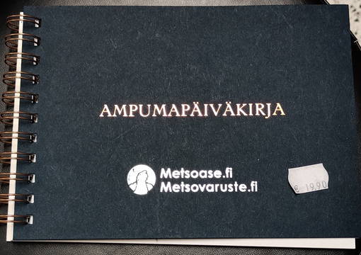 Ampumapäiväkirja - Metsovaruste Ampumapäiväkirja - Metsoase.fi verkkokauppa